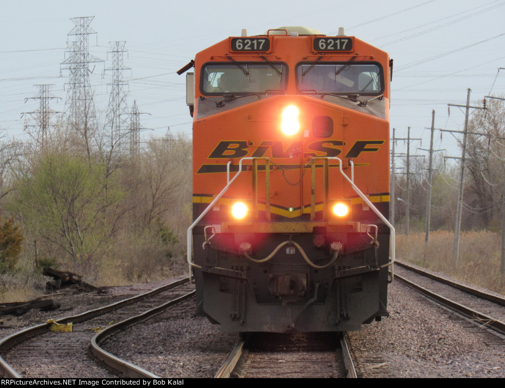 BNSF 6217 bringing up the rear